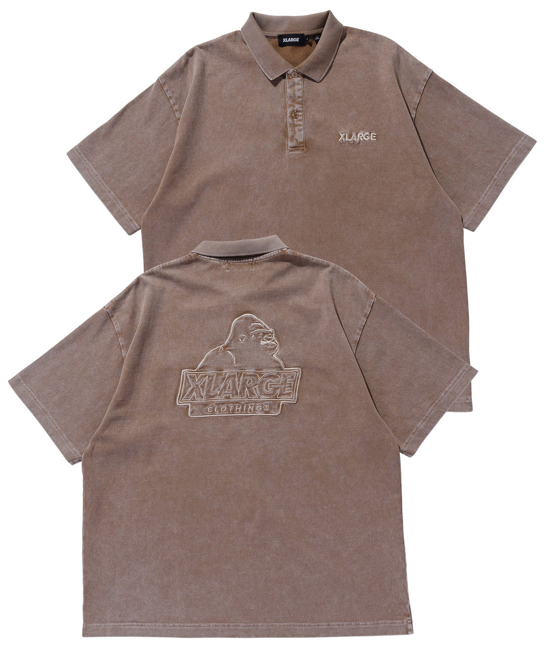 เสื้อเชิ้ต XLARGE รุ่น Chemical Wash Slanted Og Polo Shirt – Xlarge ...